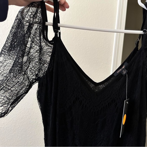 Ella Moss | Dresses | Nwt Ella Moss Black Lace Maxi Dress | Poshmark